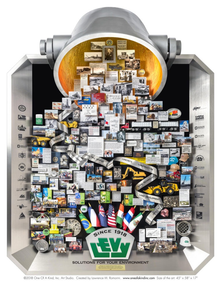 Edward C. Levy Co. 100th Anniversary Art - One Of A Kind Art Studio