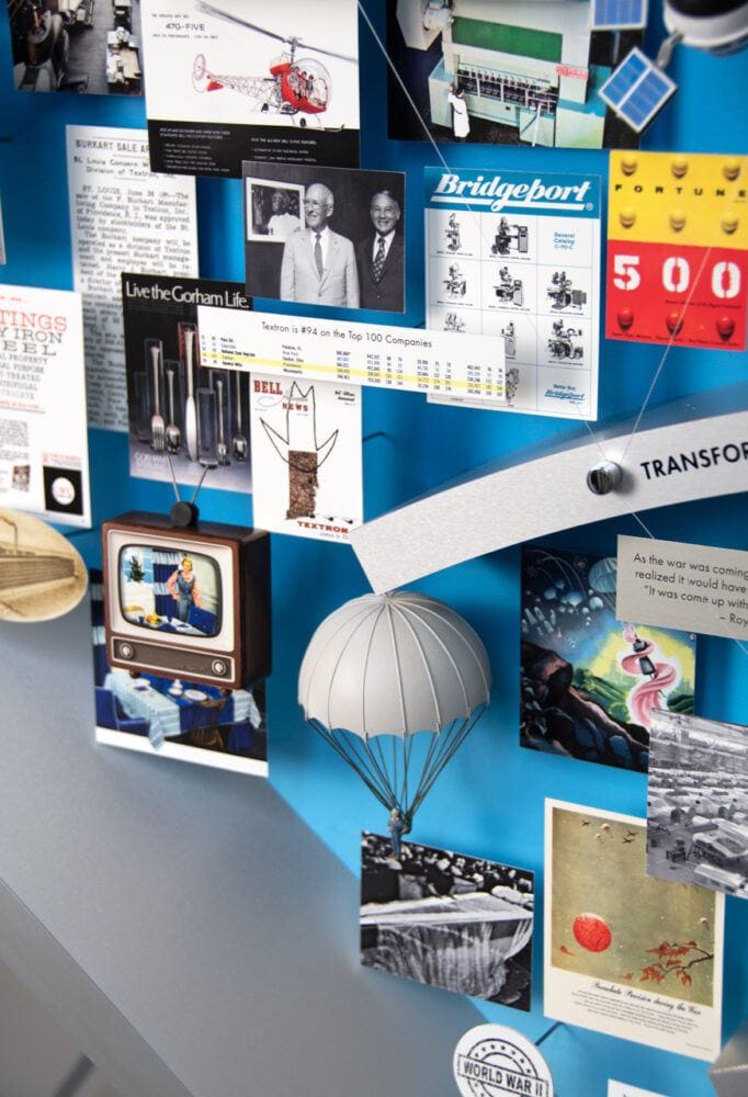 Textron's 100 Year Story in Amazing Anniversary Display